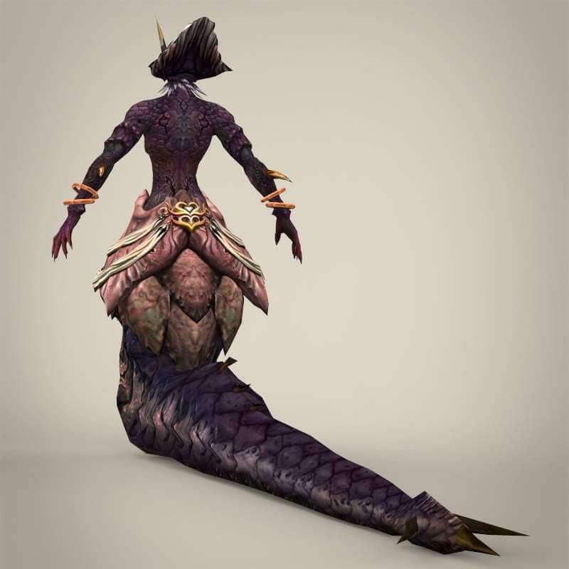 Fantasy Snake Woman - 3D Model by 3dseller