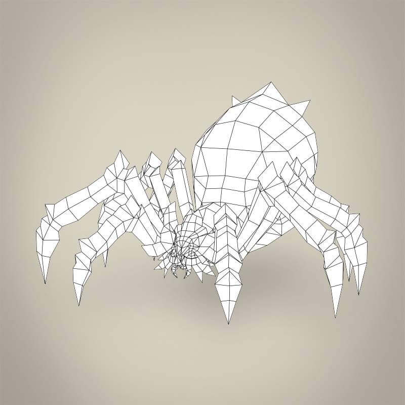 Fantasy Spider - 3D Model by 3dseller