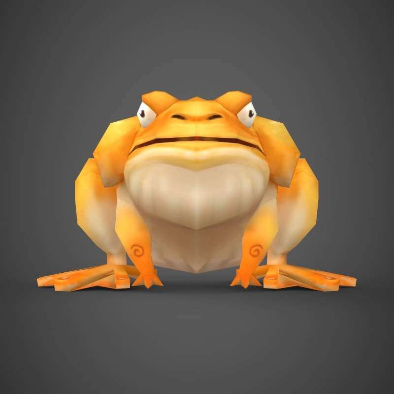 Fantasy Toad - 3D Model by 3dseller