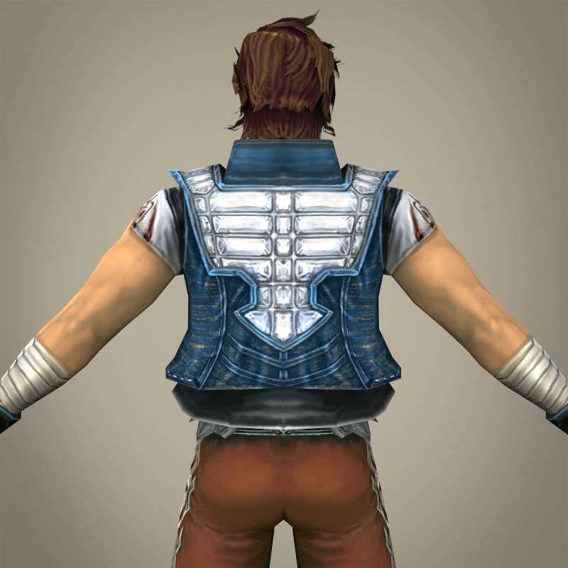 Fantasy Young Dancer Character - 3D Model by 3dseller