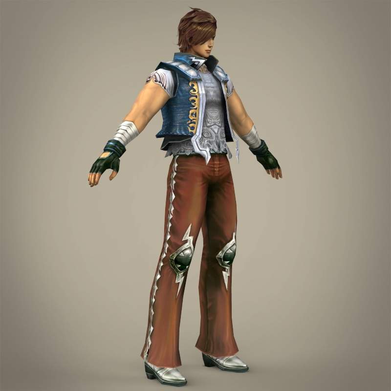 Fantasy Young Dancer Character - 3D Model by 3dseller