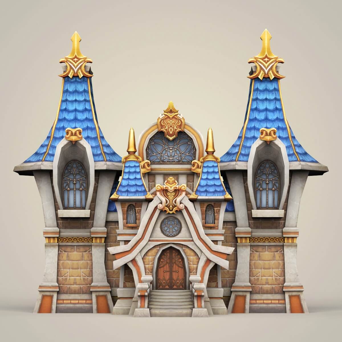 Fantasy Church - 3D Model by 3dseller