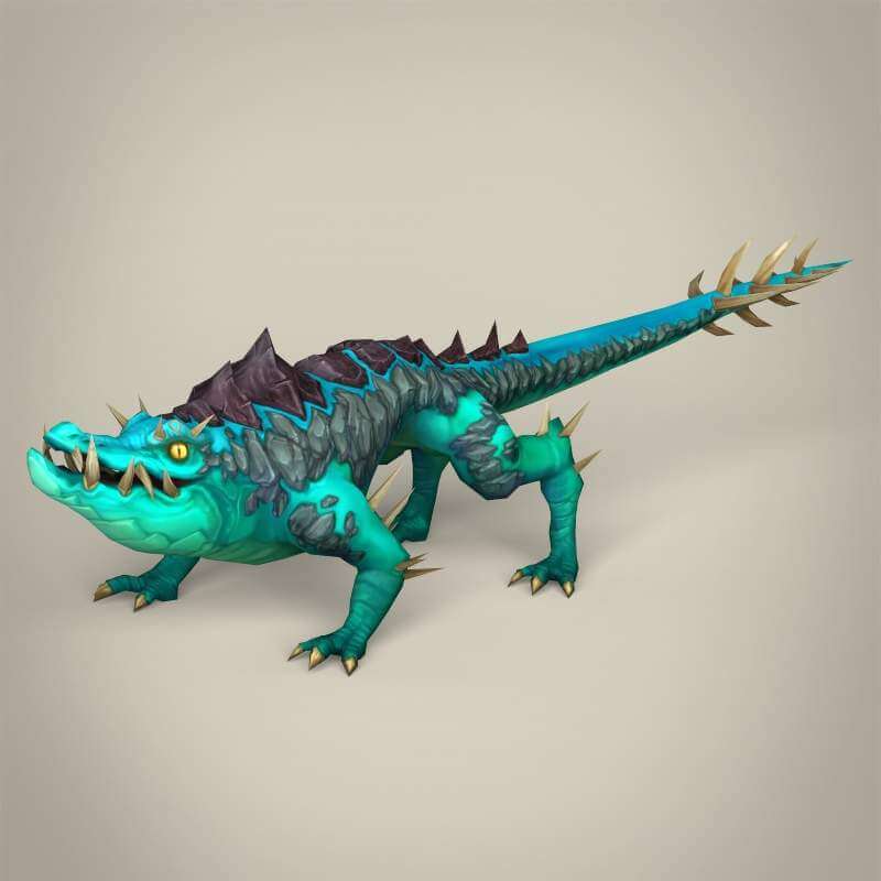 Fantasy Crocodile - 3D Model by 3dseller