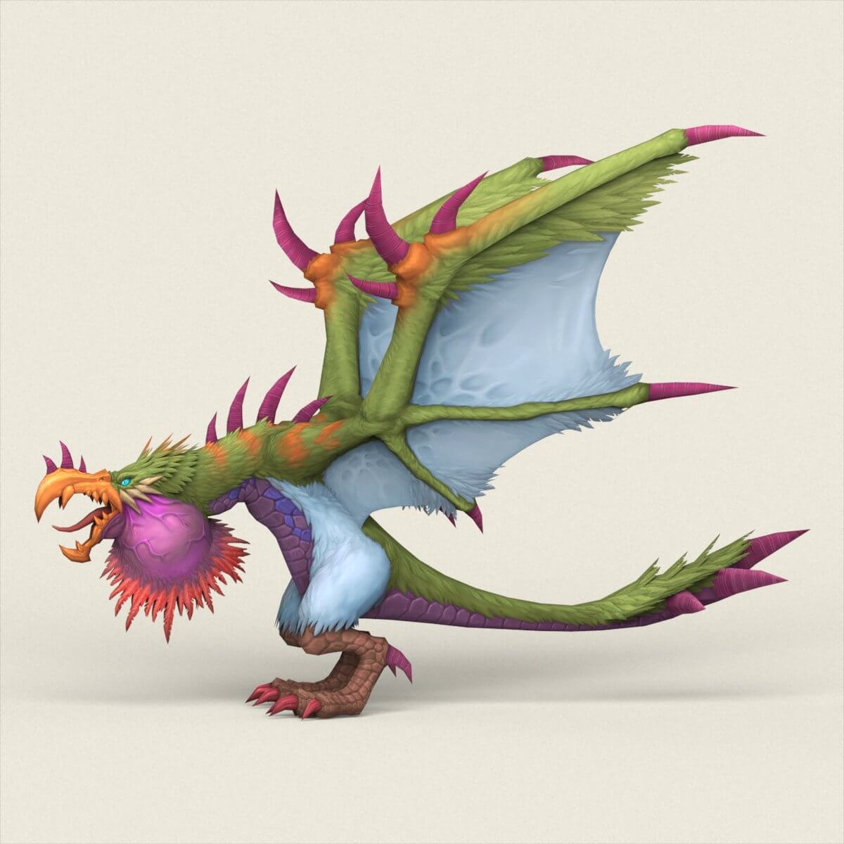 Fantasy Vulture - 3D Model by 3dseller