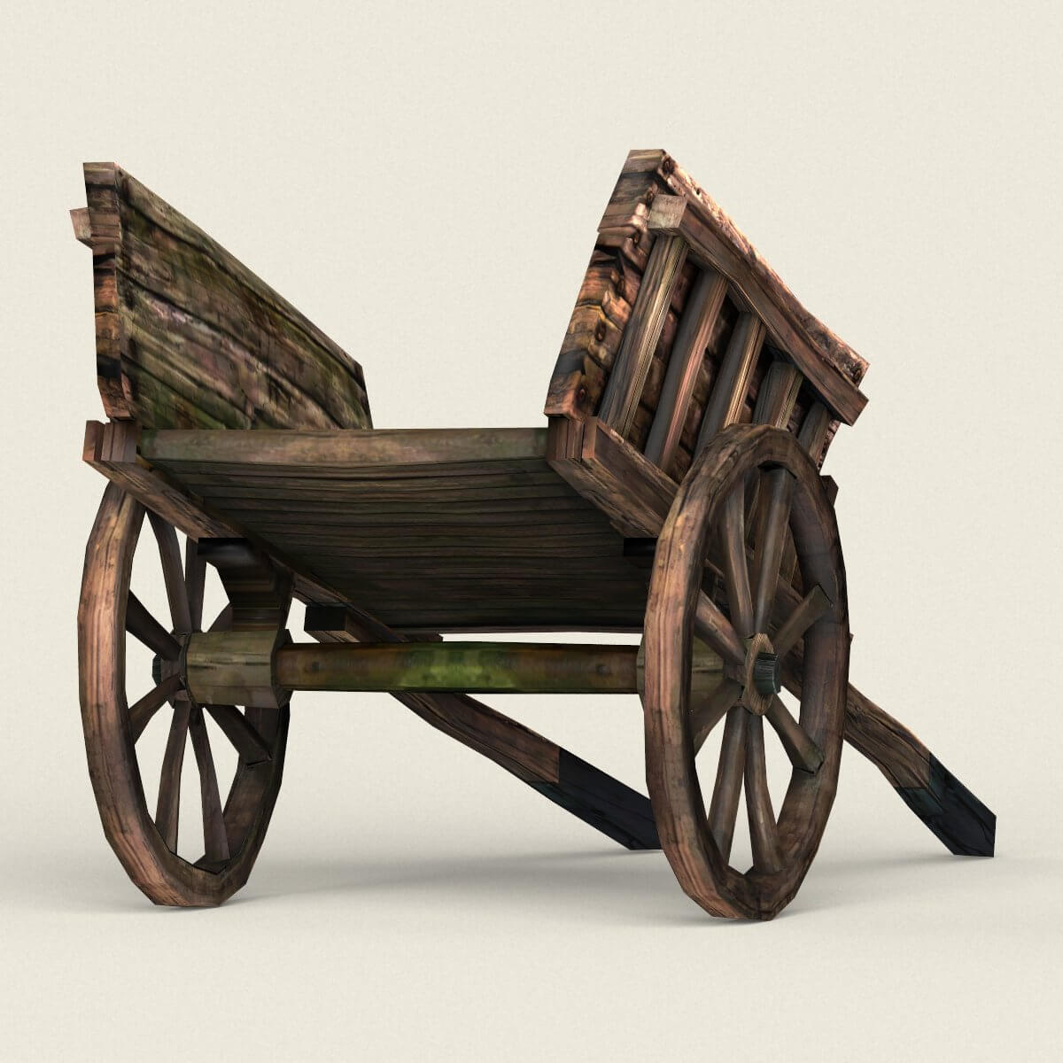 Horse Cart - 3D Model by 3dseller