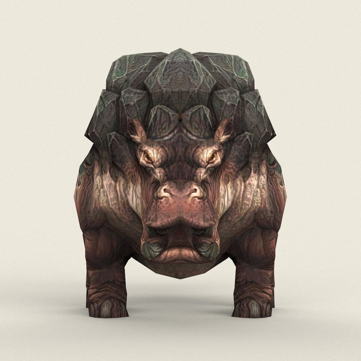 Monster Hippopotamus - 3D Model by 3dseller