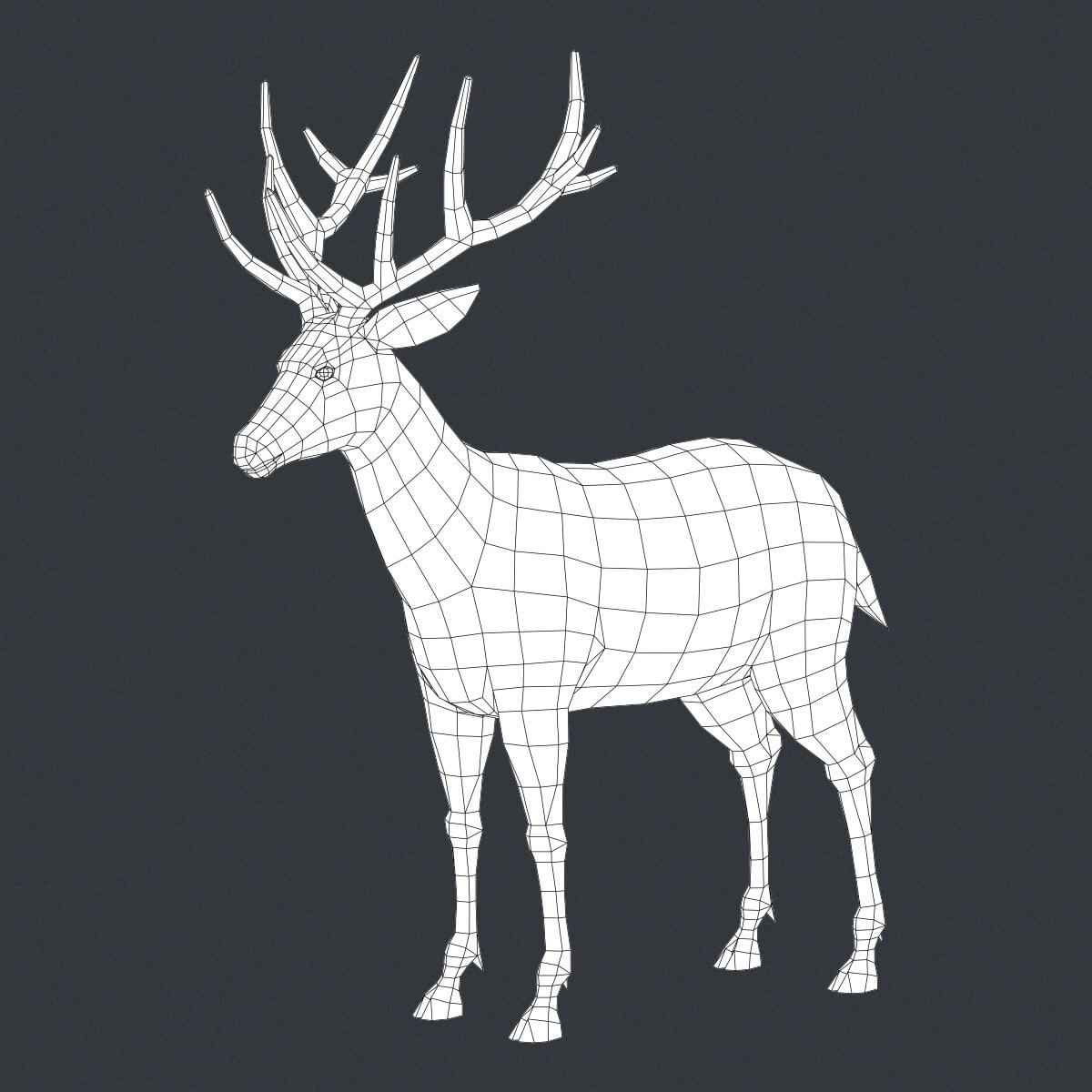 Deer - 3D Model by 3dseller