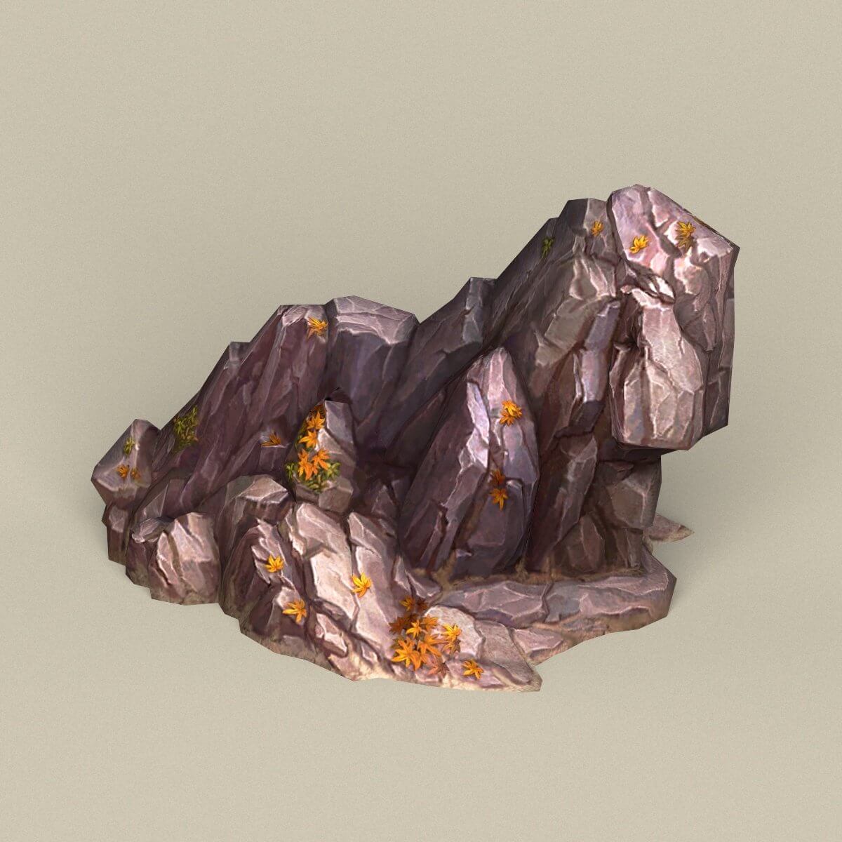 Stone Rock 01 - 3D Model by 3dseller