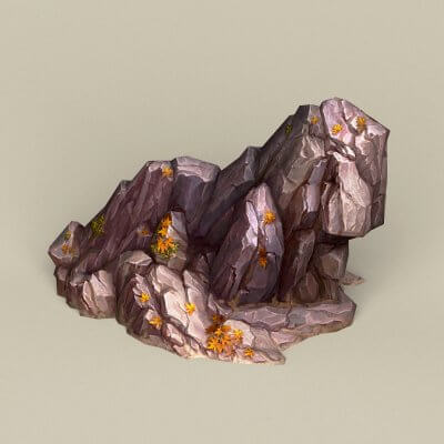 Stone Rock 01 - 3D Model by 3dseller