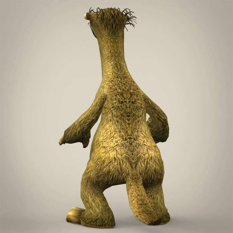 Sid from Ice Age - 3D Model by 3dseller