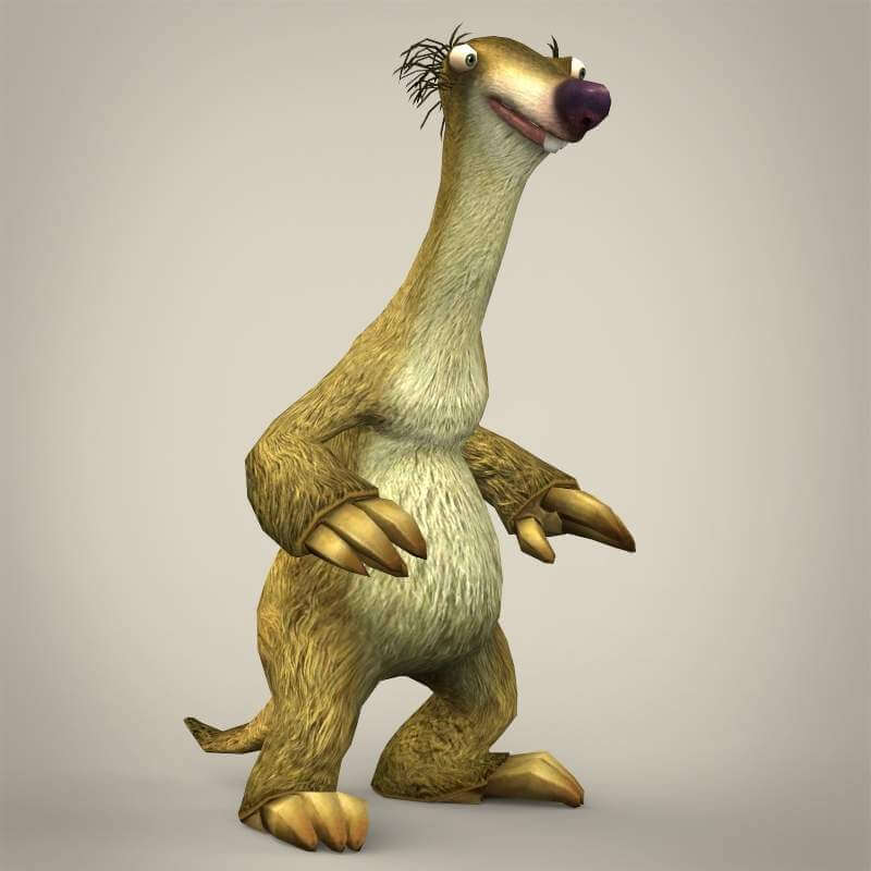 Sid from Ice Age - 3D Model by 3dseller