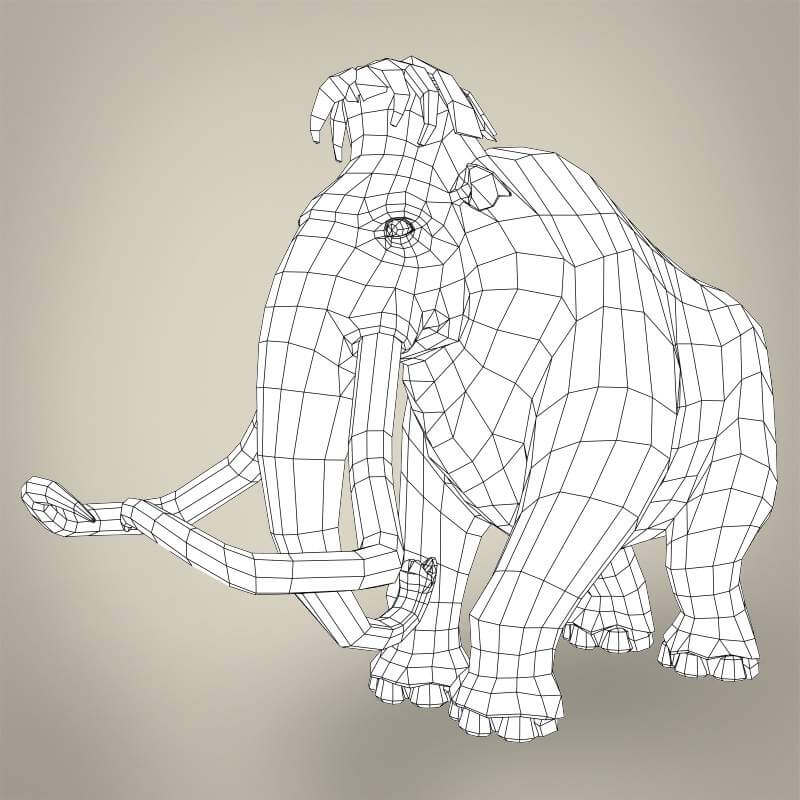 Manny from Ice Age - 3D Model by 3dseller