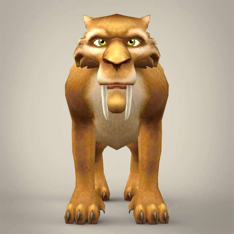 Lion from Ice Age - 3D Model by 3dseller