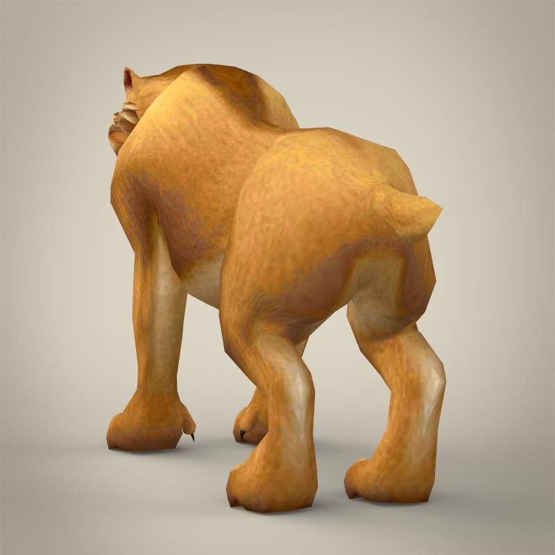 Lion from Ice Age - 3D Model by 3dseller