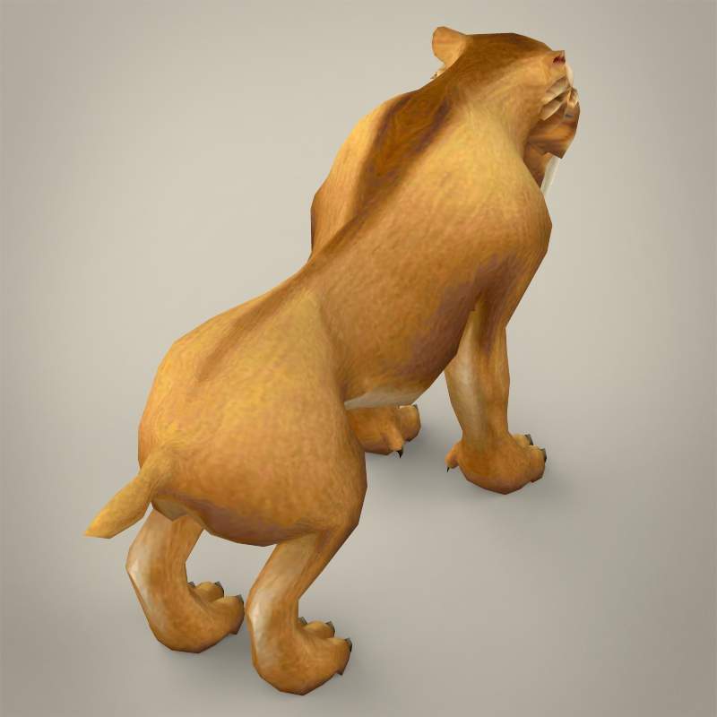 Lion from Ice Age - 3D Model by 3dseller