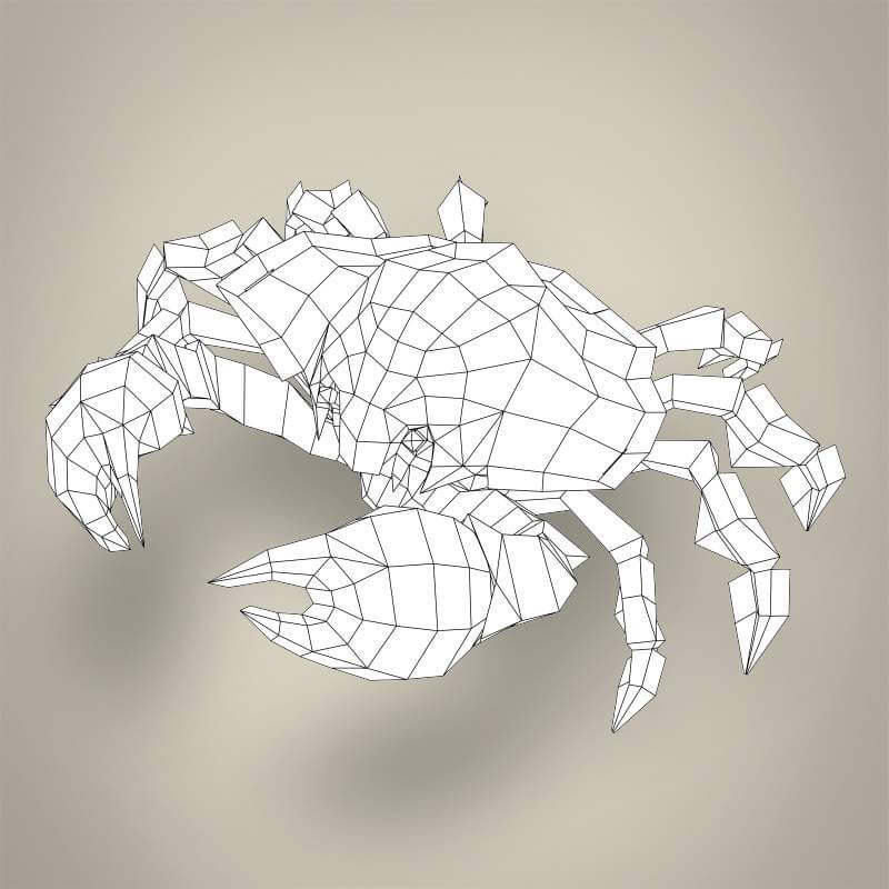 Crab - 3D Model by 3dseller