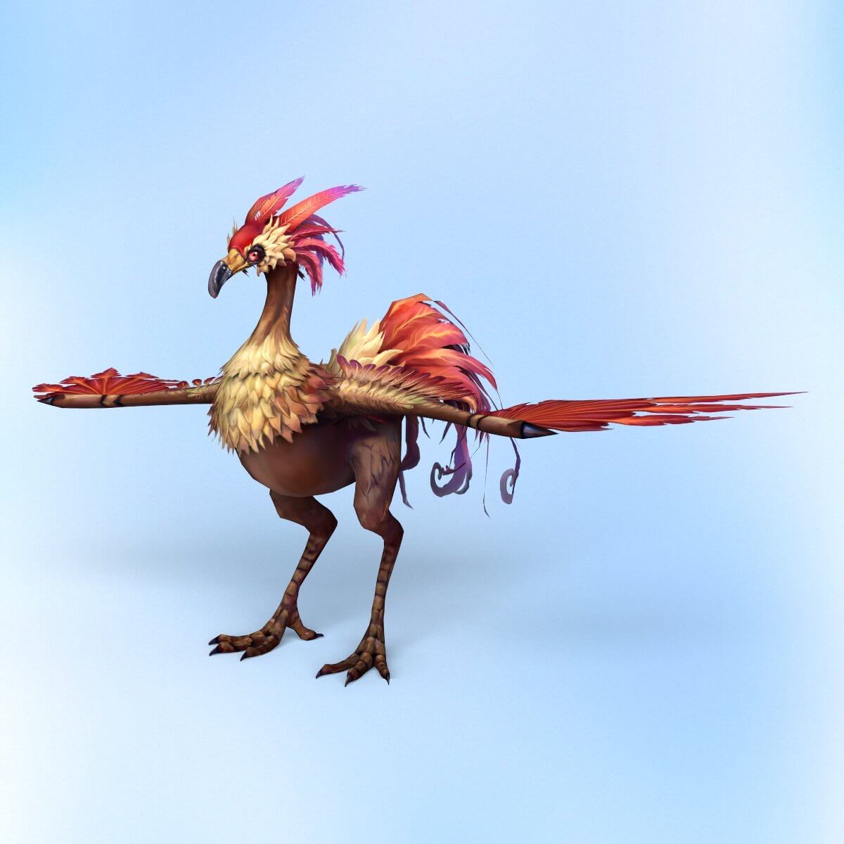 Fantasy Bird - 3D Model by 3dseller