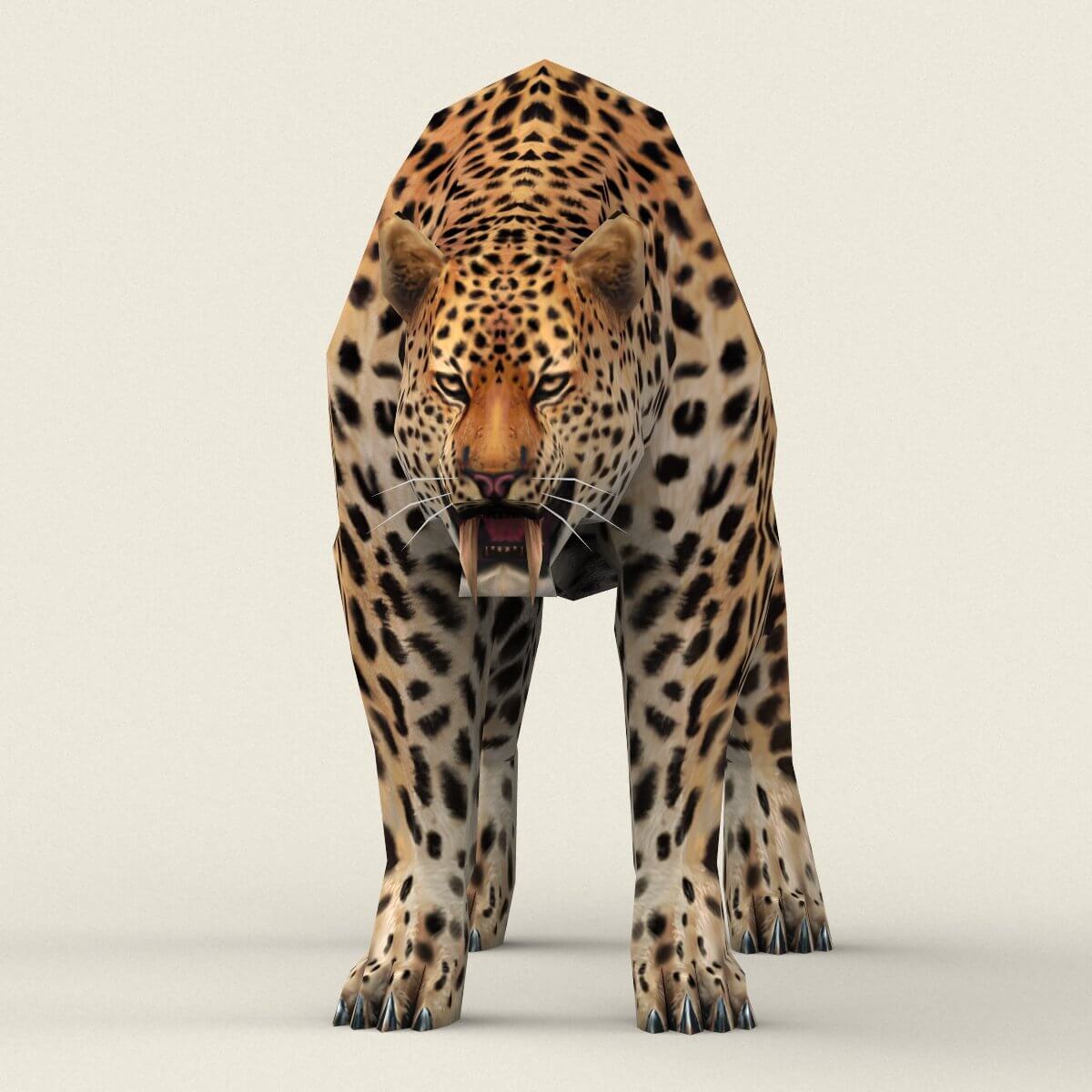 Leopard - 3D Model by 3dseller
