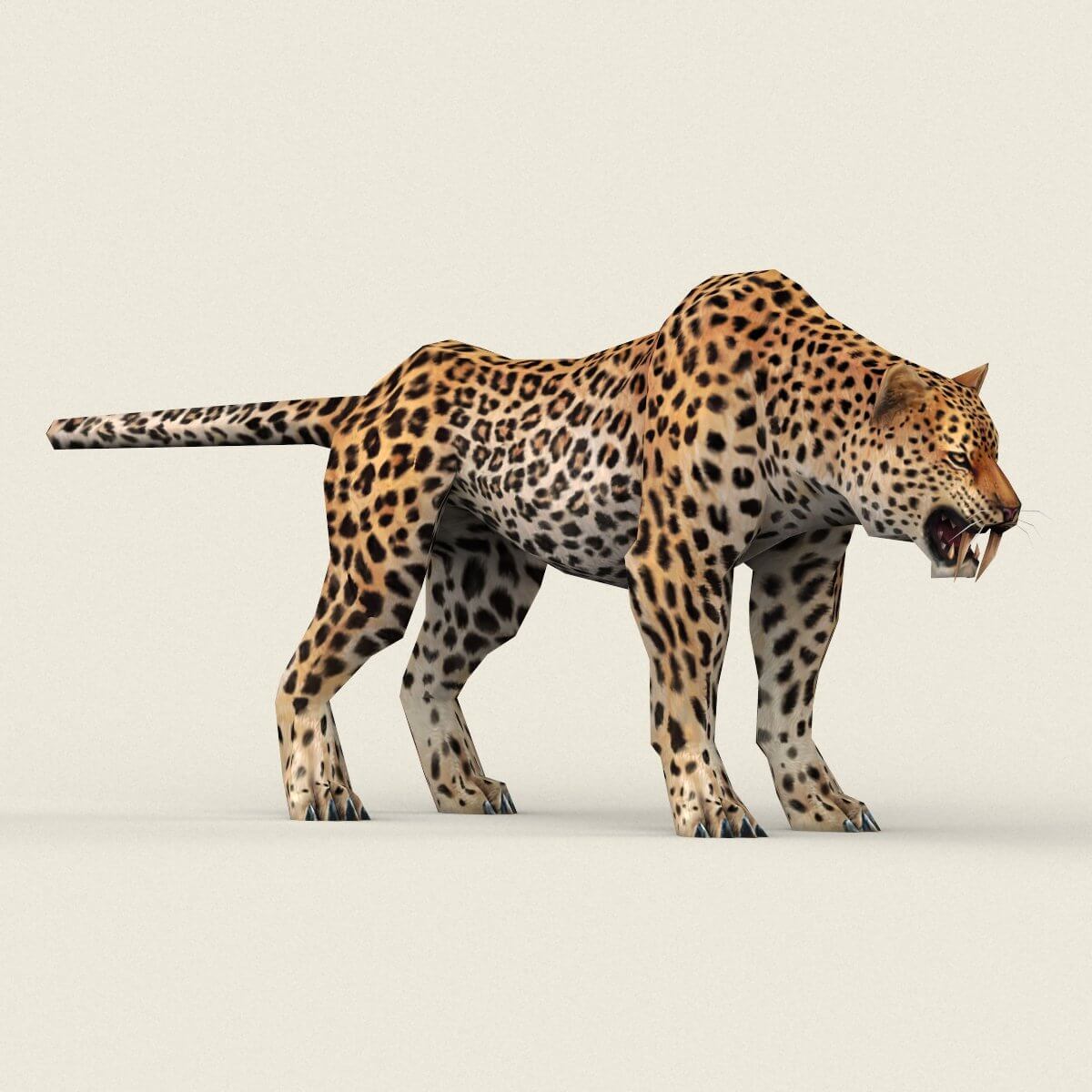 Leopard - 3D Model by 3dseller
