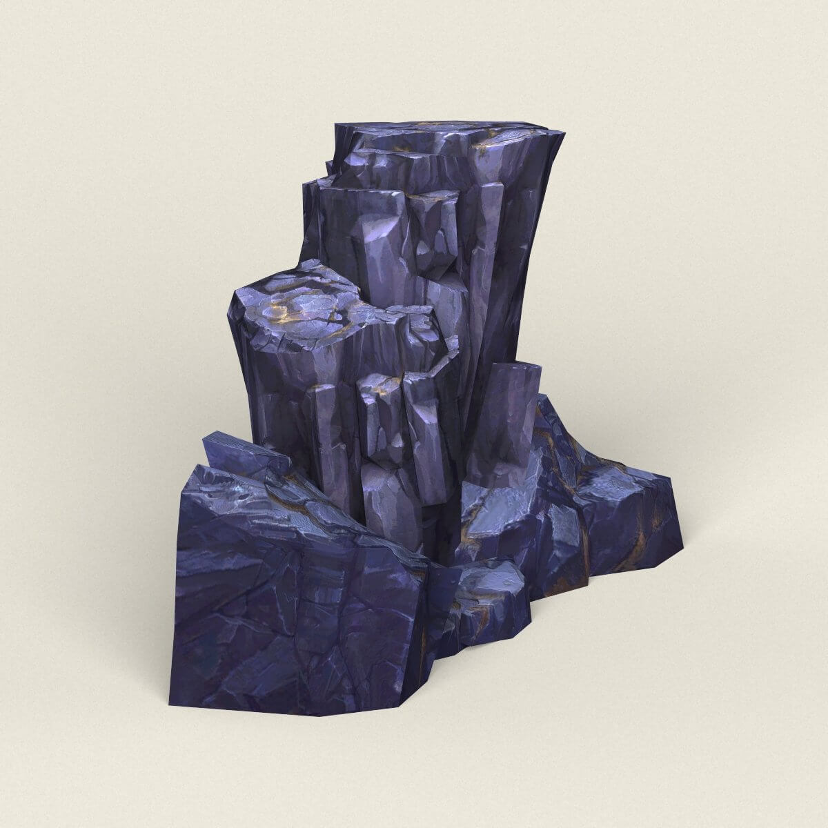 Low Poly Stone Rock Collection - 3D Model by 3dseller