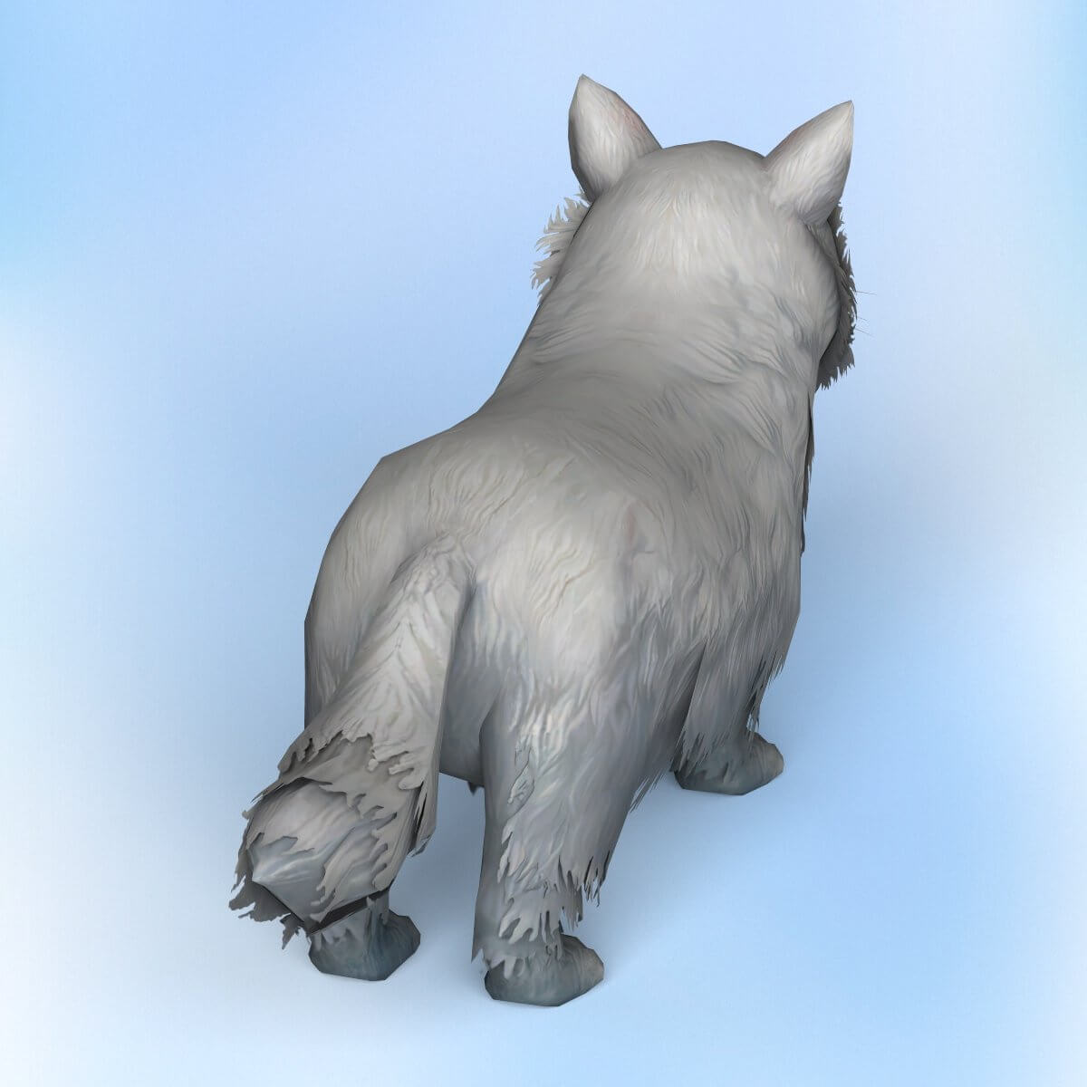 White Cat - 3D Model by 3dseller
