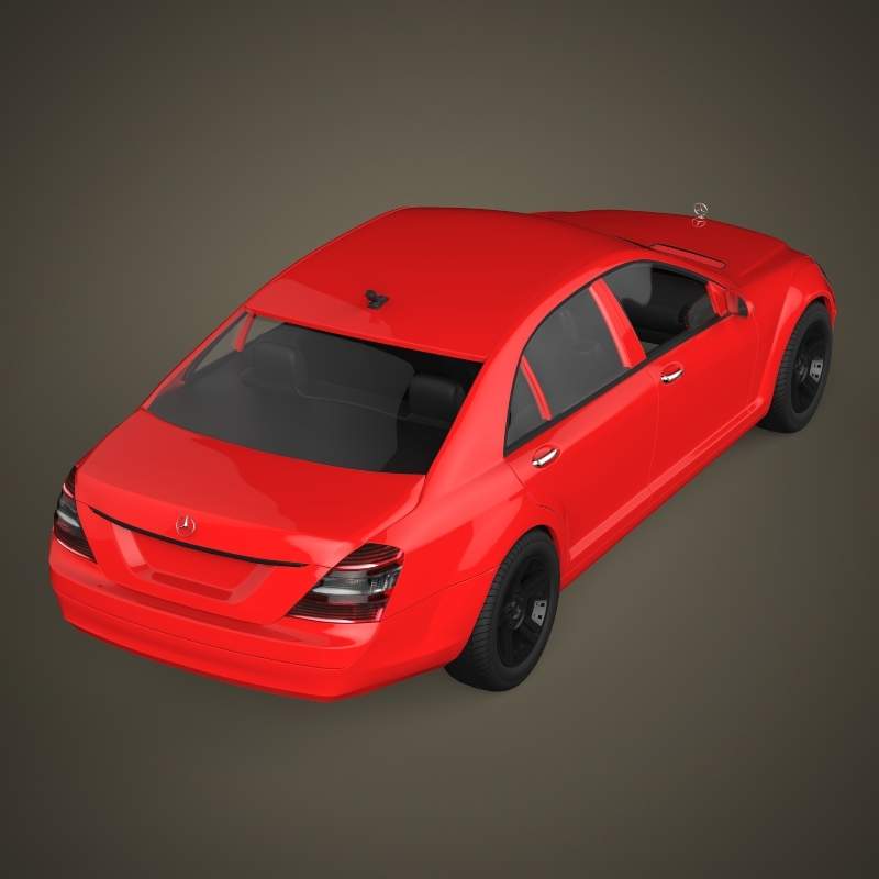 Mercedes S Class - 3D Model by 3dseller