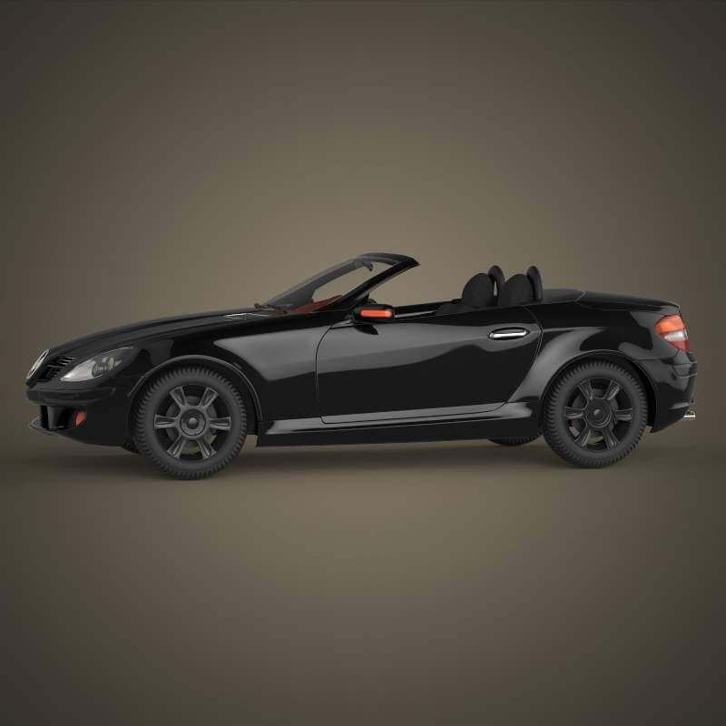 Mercedes-Benz SLK 3D Model by 3dseller