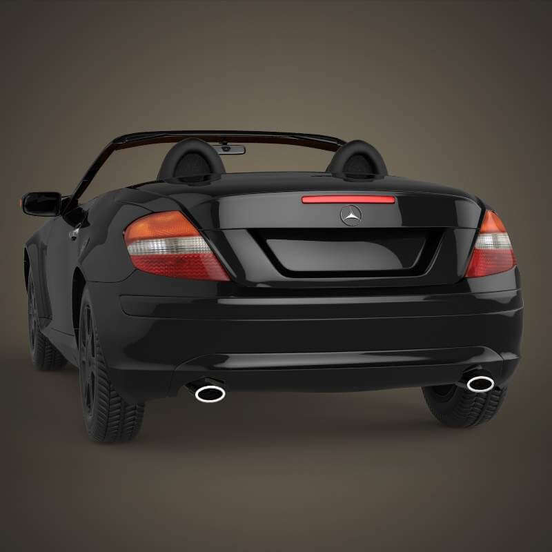 Mercedes-Benz SLK 3D Model by 3dseller