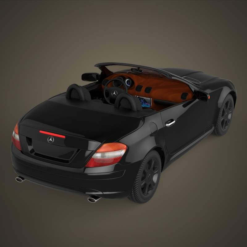 Mercedes-Benz SLK 3D Model by 3dseller