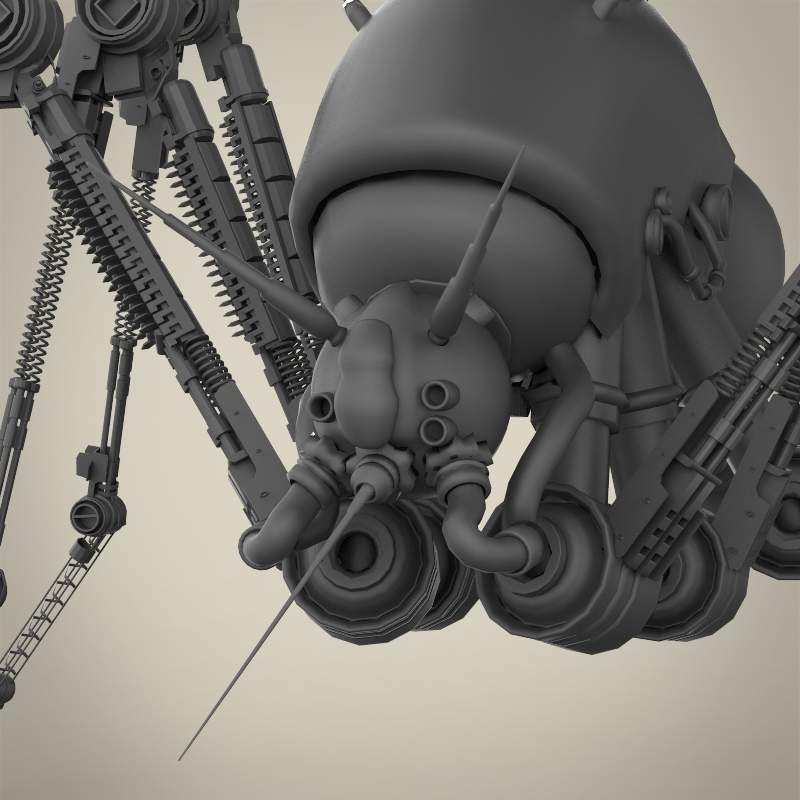 Robotic Spider - 3D Model by 3dseller