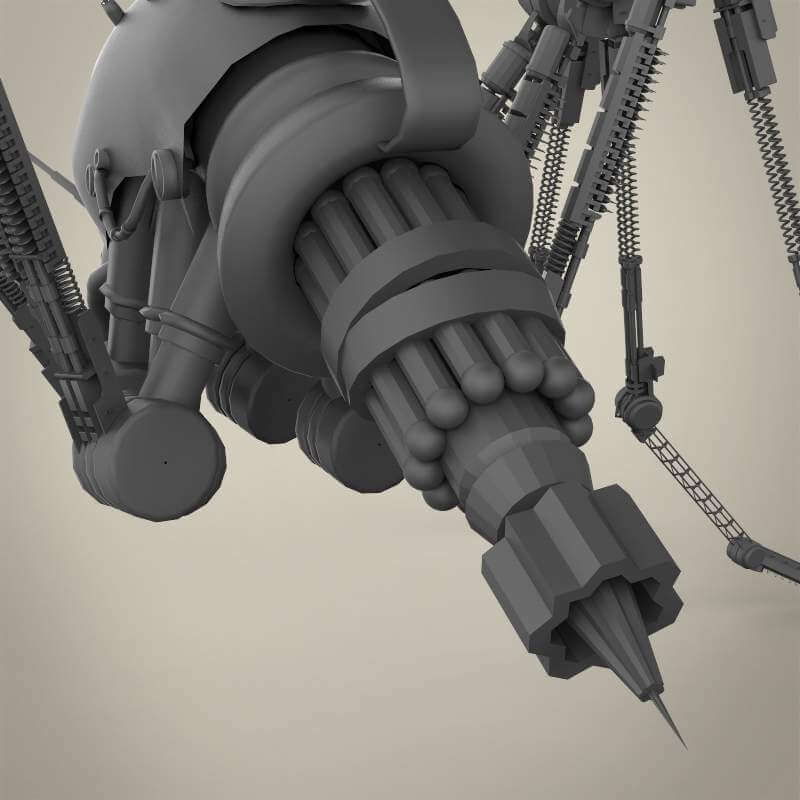 Robotic Spider - 3D Model by 3dseller