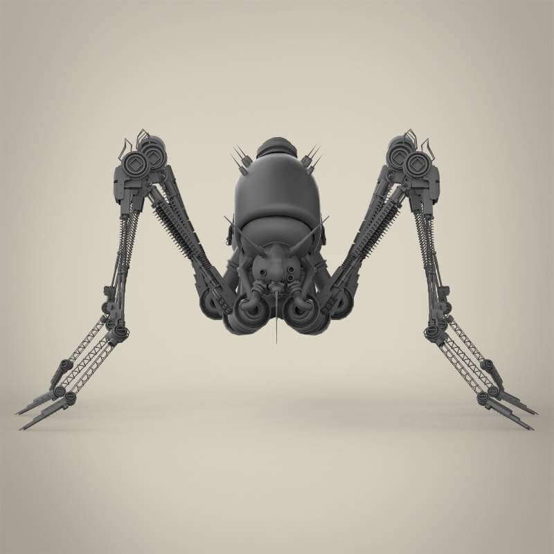 Robotic Spider - 3D Model by 3dseller