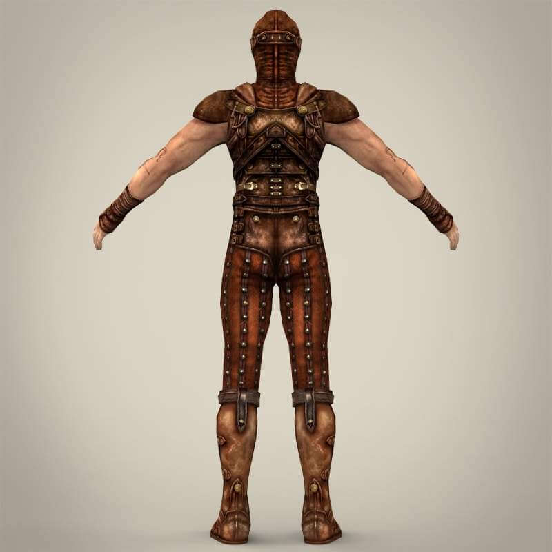 Warrior Character - 3D Model by 3dseller