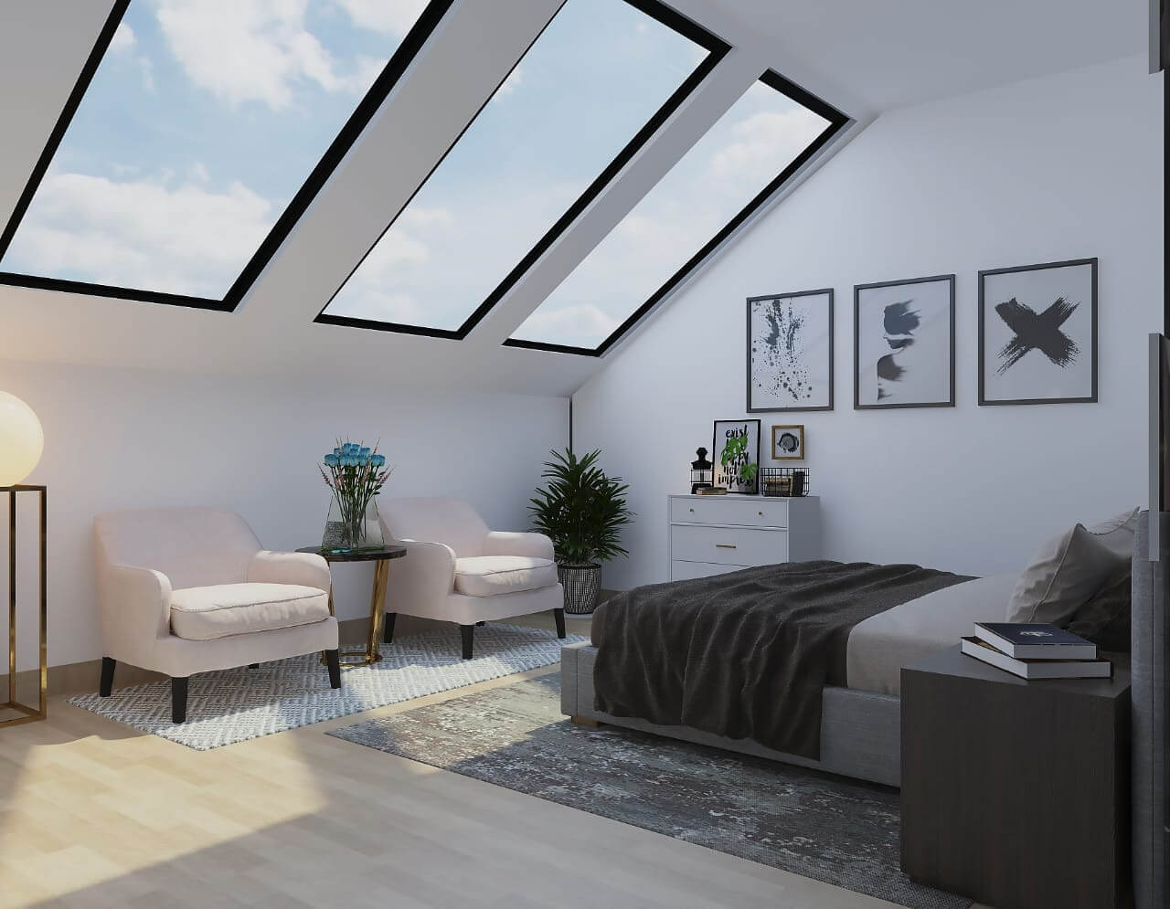 Interior Design 3Ds Max 3D Render, Digital Art by 3dservicesindia
