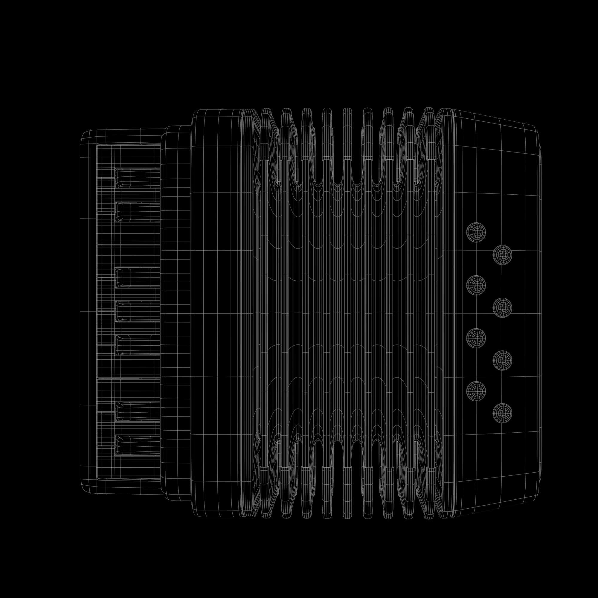 Accordion - 3D Model by 3dShop