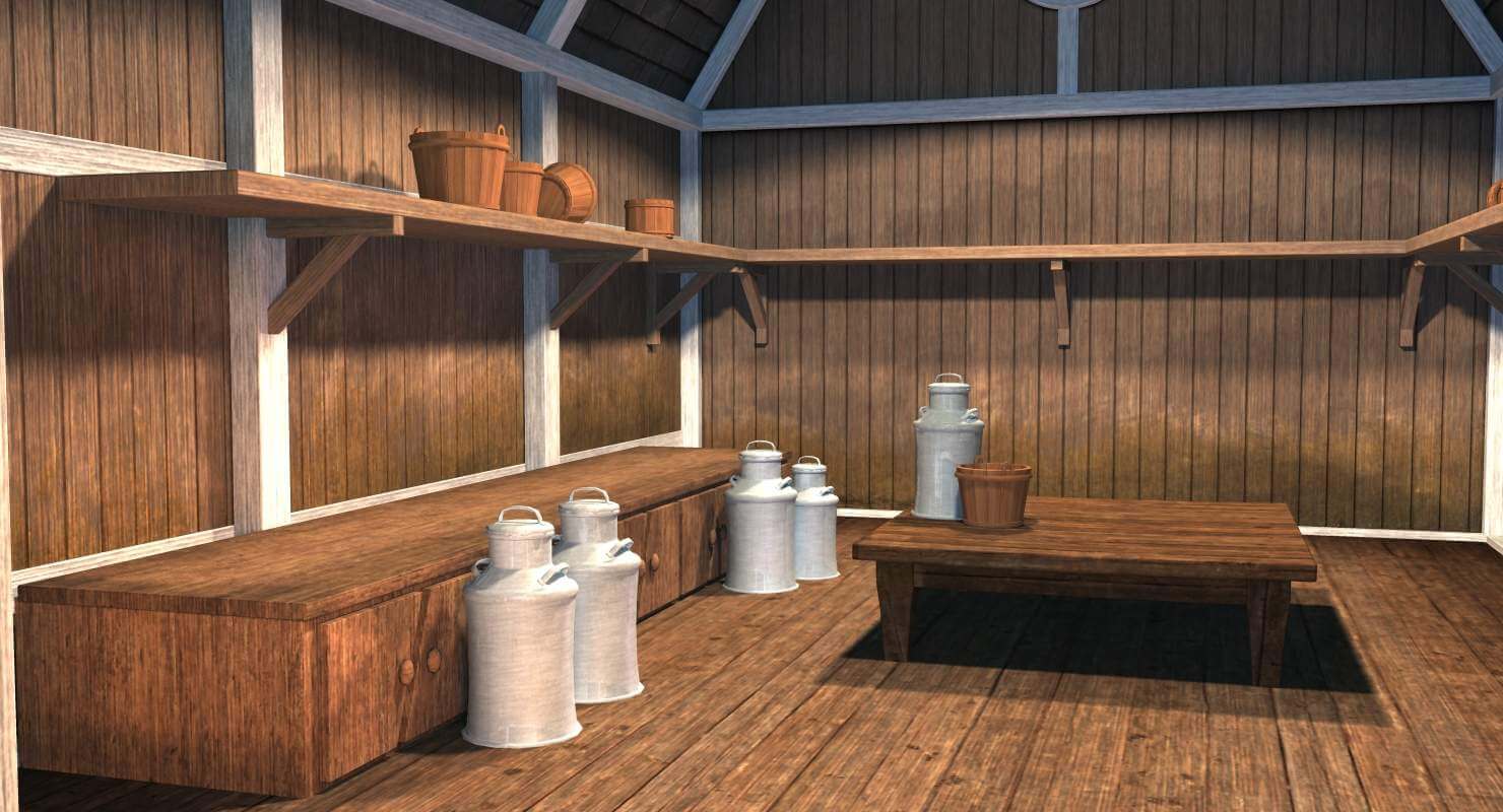 Barn - 3D Model by 3dShop