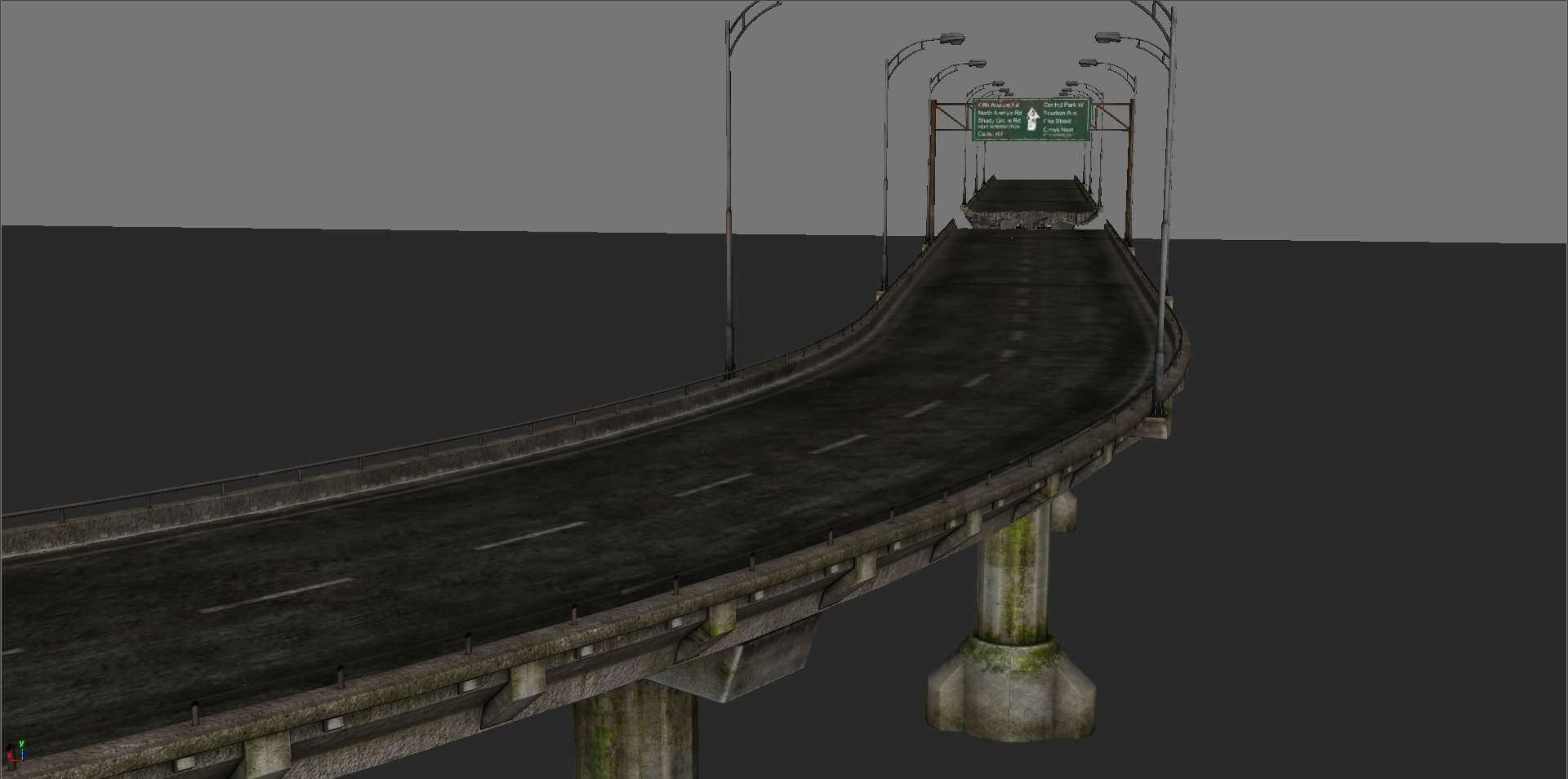 Broken Bridge - 3D Model by 3dShop