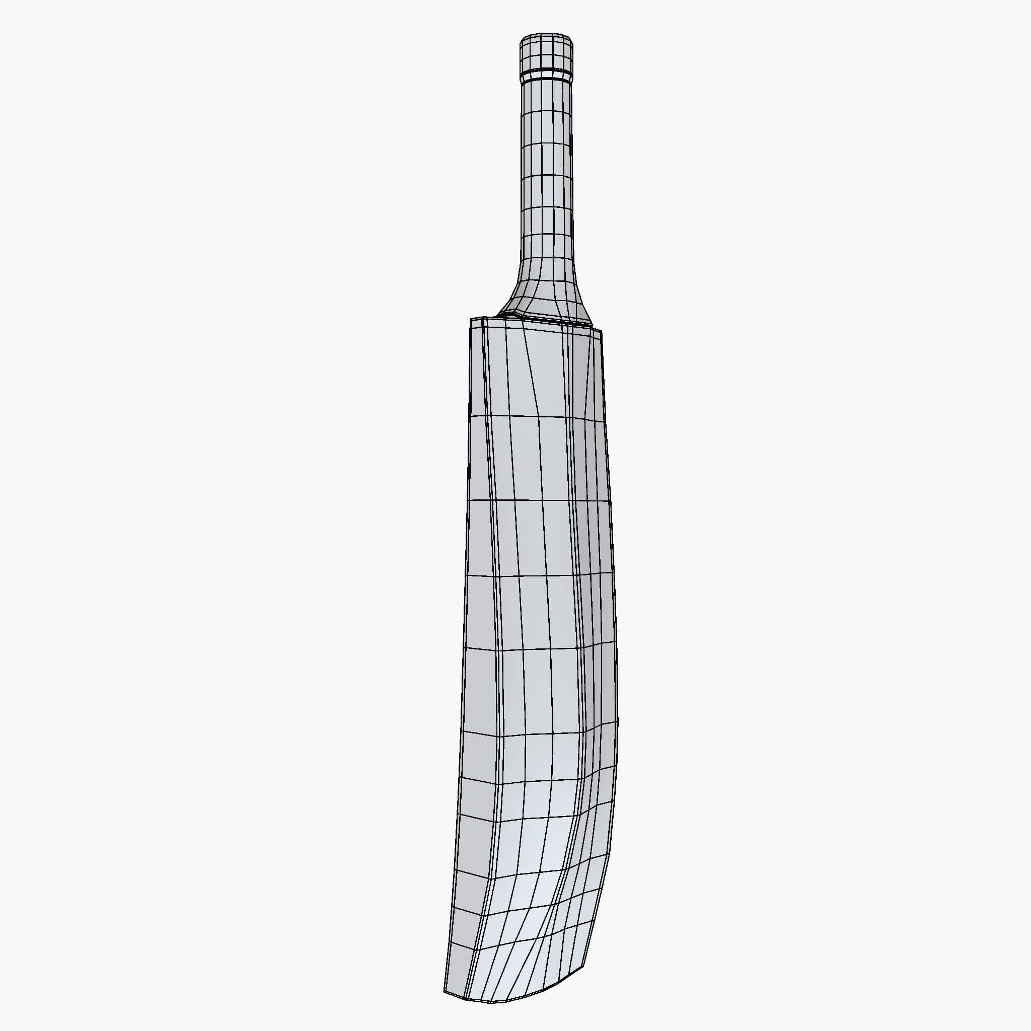 Cricket Bat - 3D Model by 3dShop
