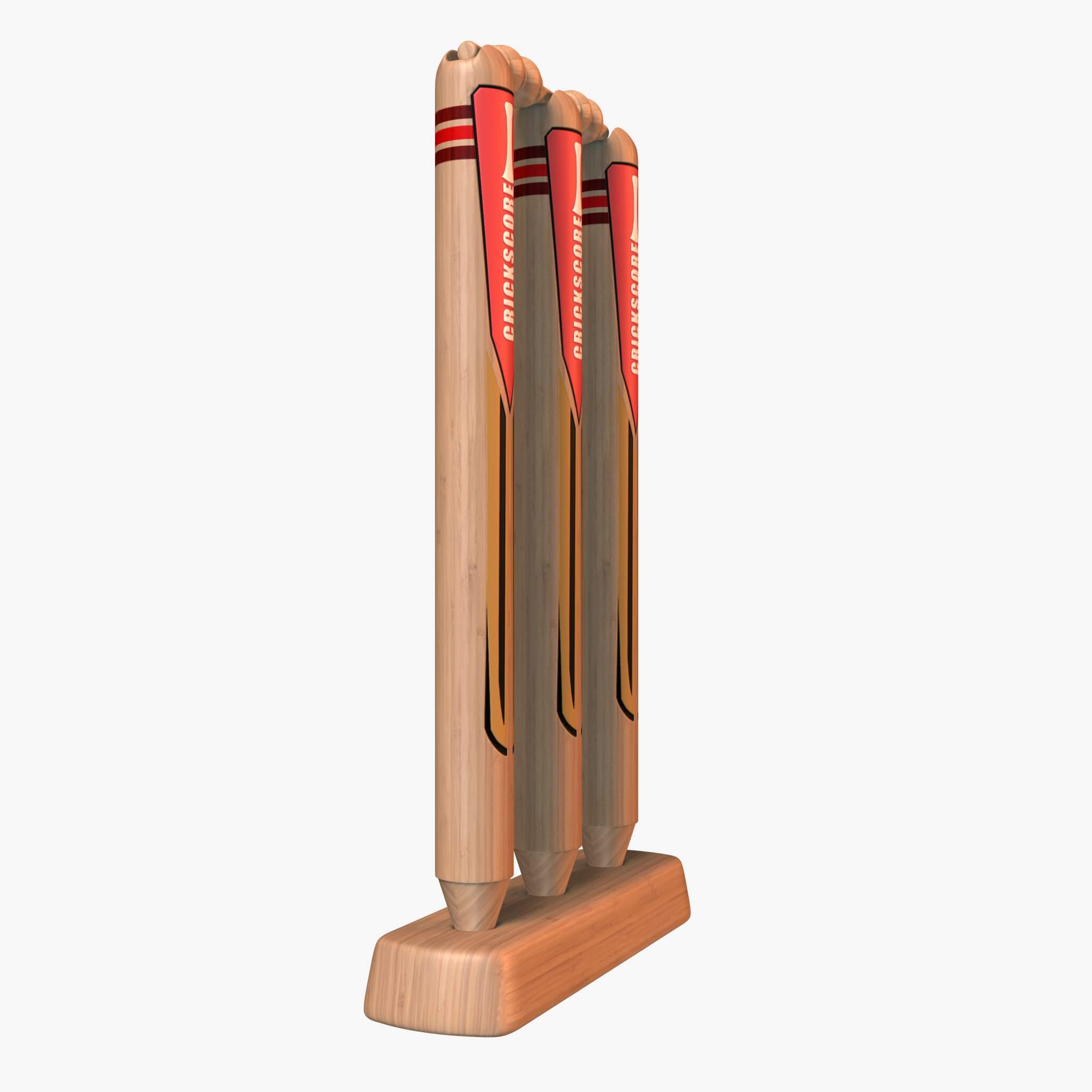 Cricket Stump - 3D Model by 3dShop