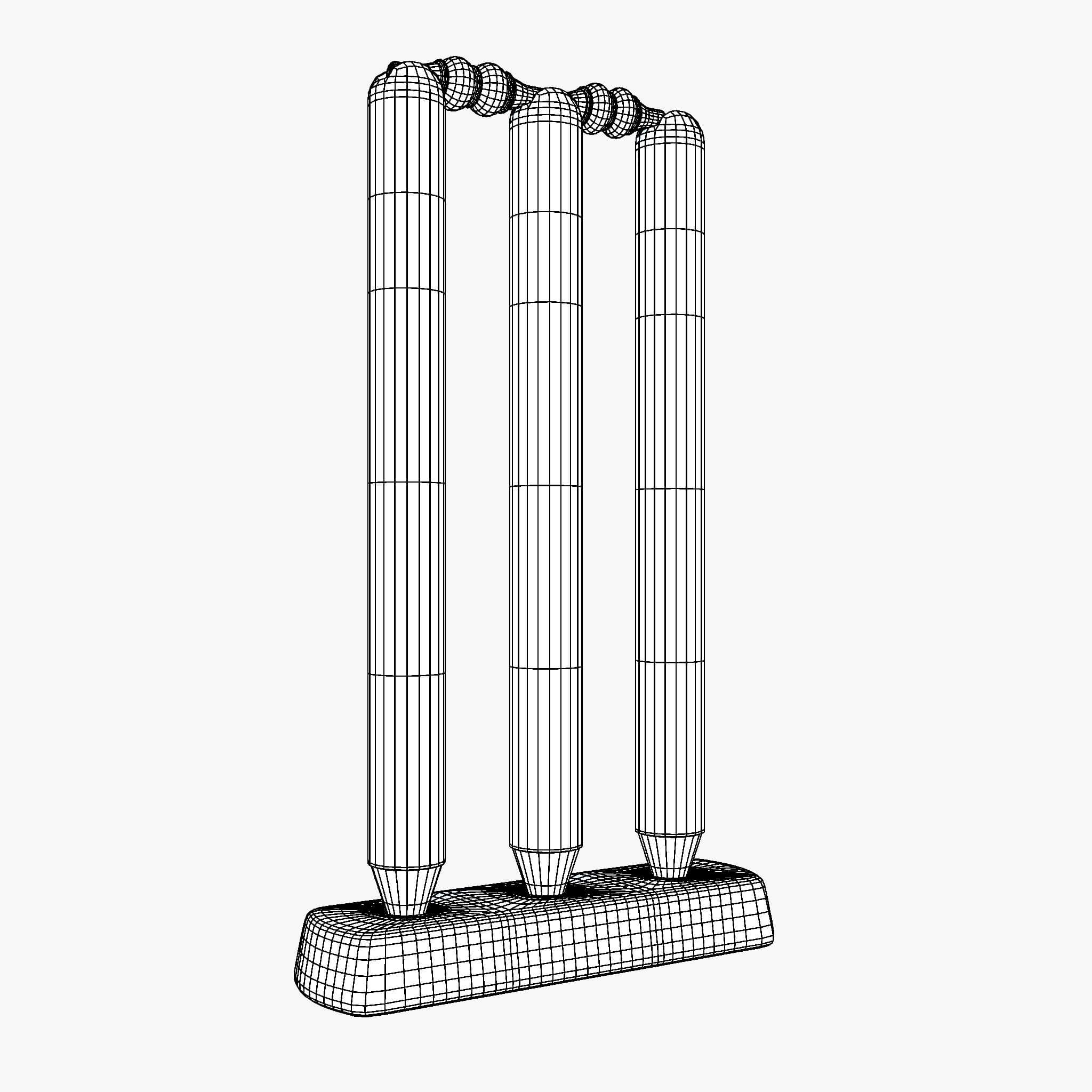 Cricket Stump - 3D Model by 3dShop
