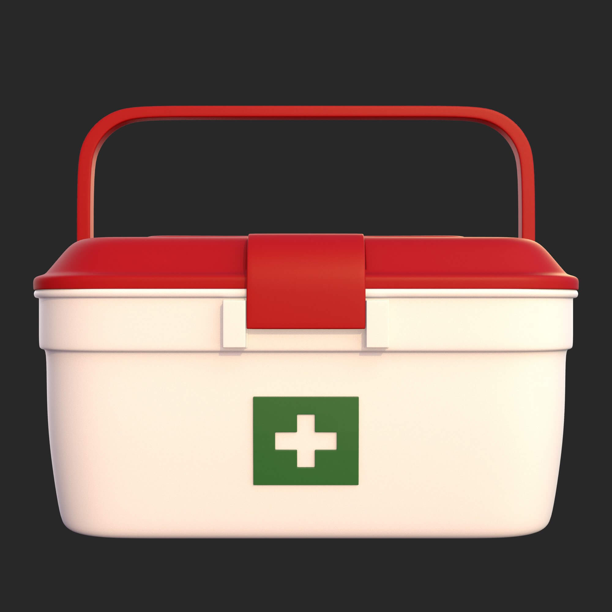 First Aid Box - 3D Model by 3dShop