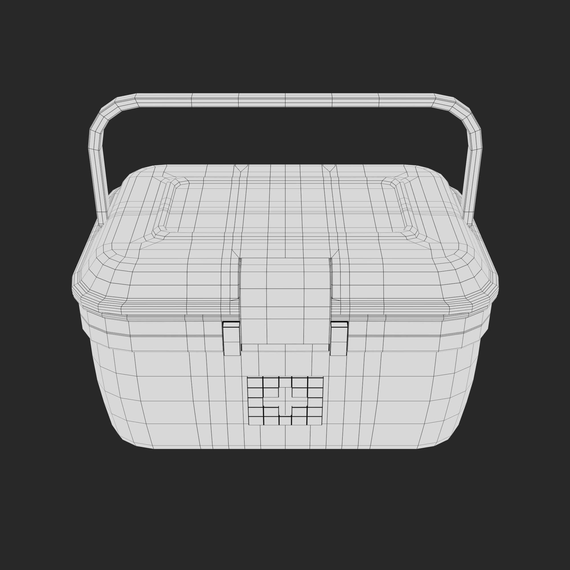 First Aid Box - 3D Model by 3dShop