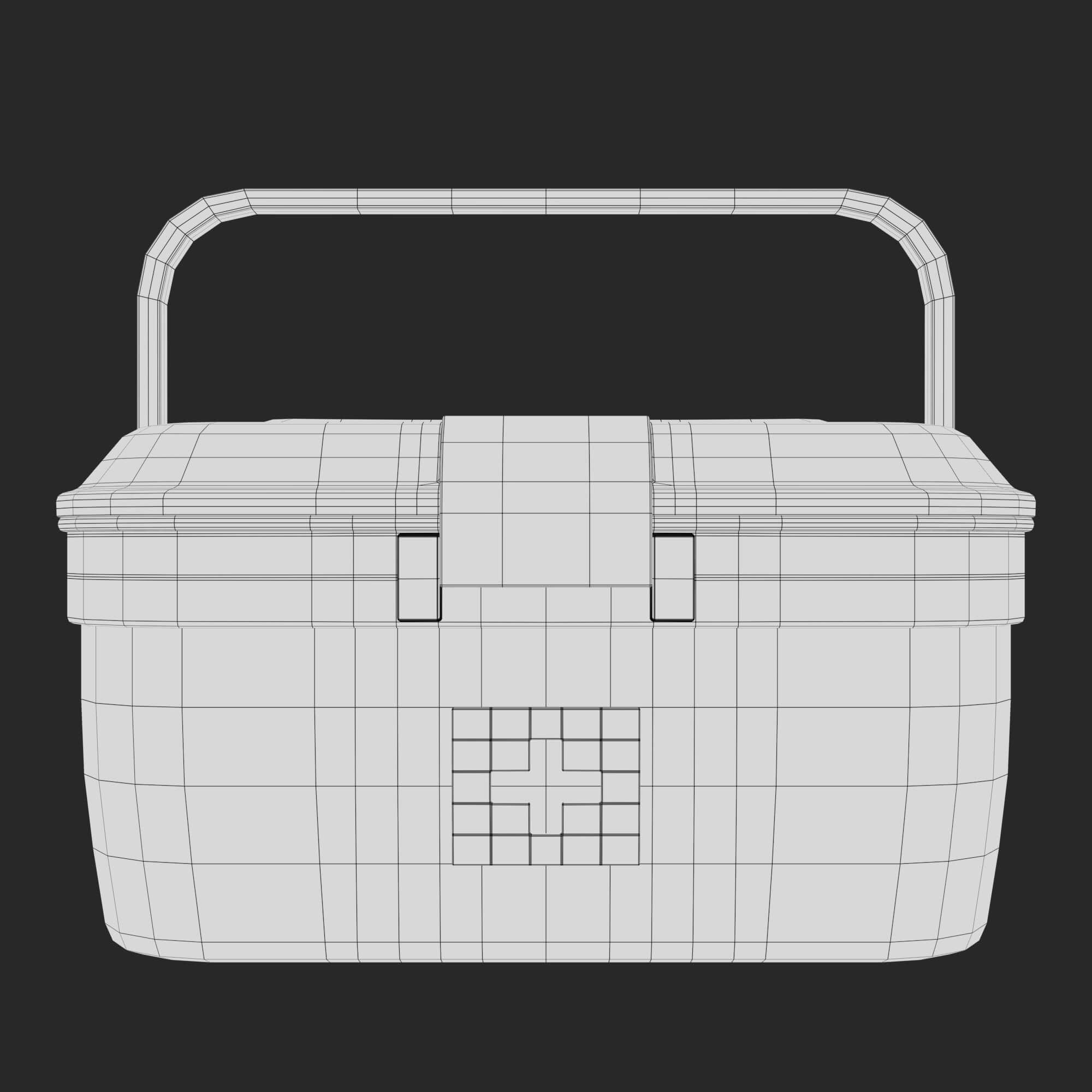First Aid Box - 3D Model by 3dShop