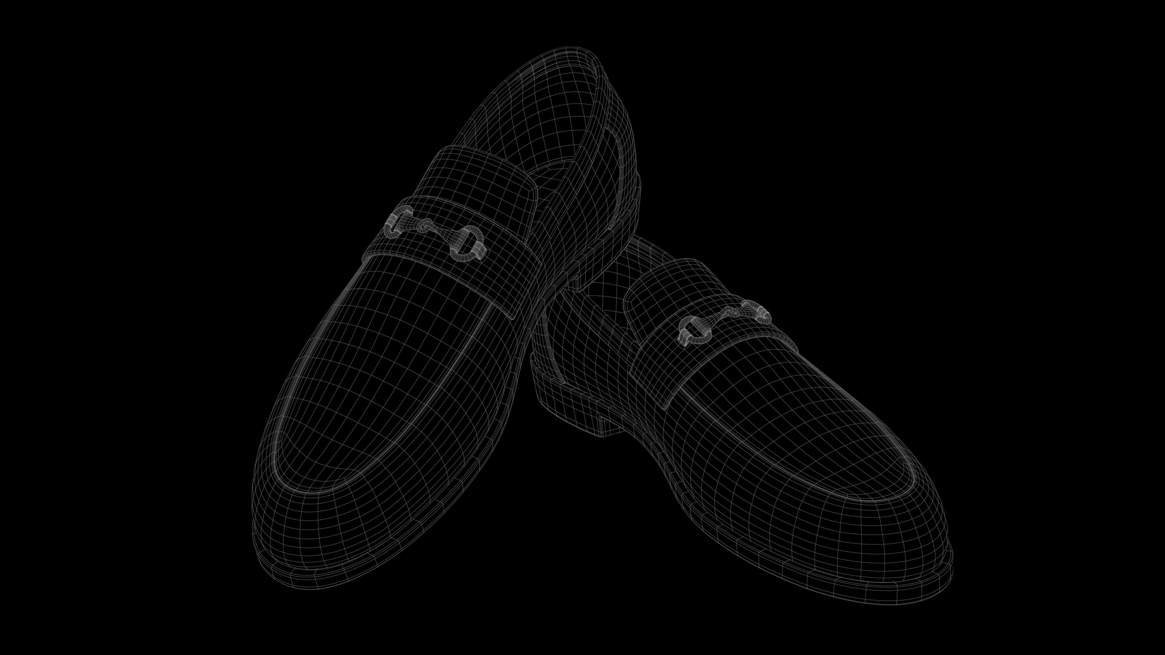 Formal Loafers Shoes - 3D Model by 3dShop