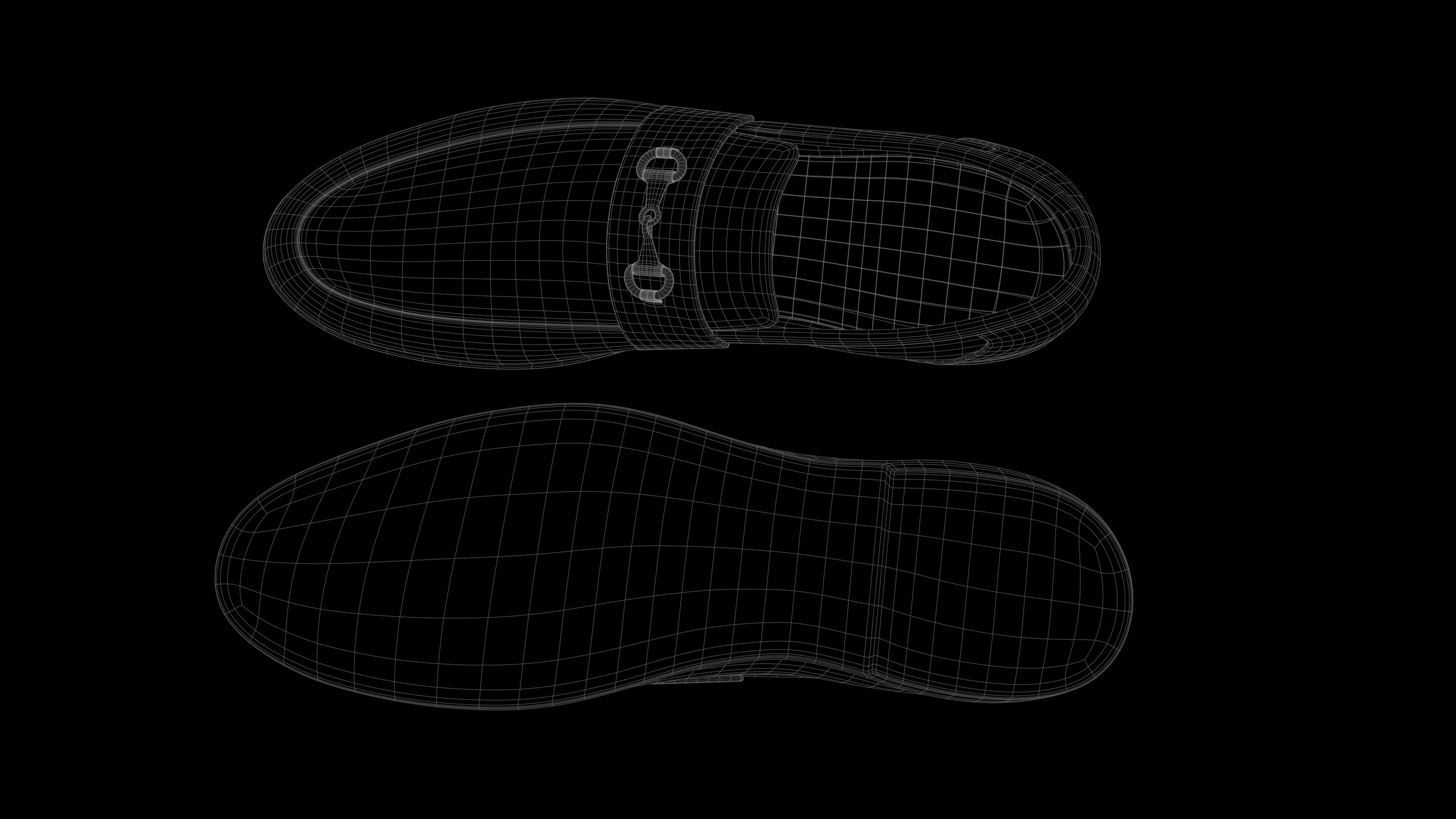 Formal Loafers Shoes - 3D Model by 3dShop