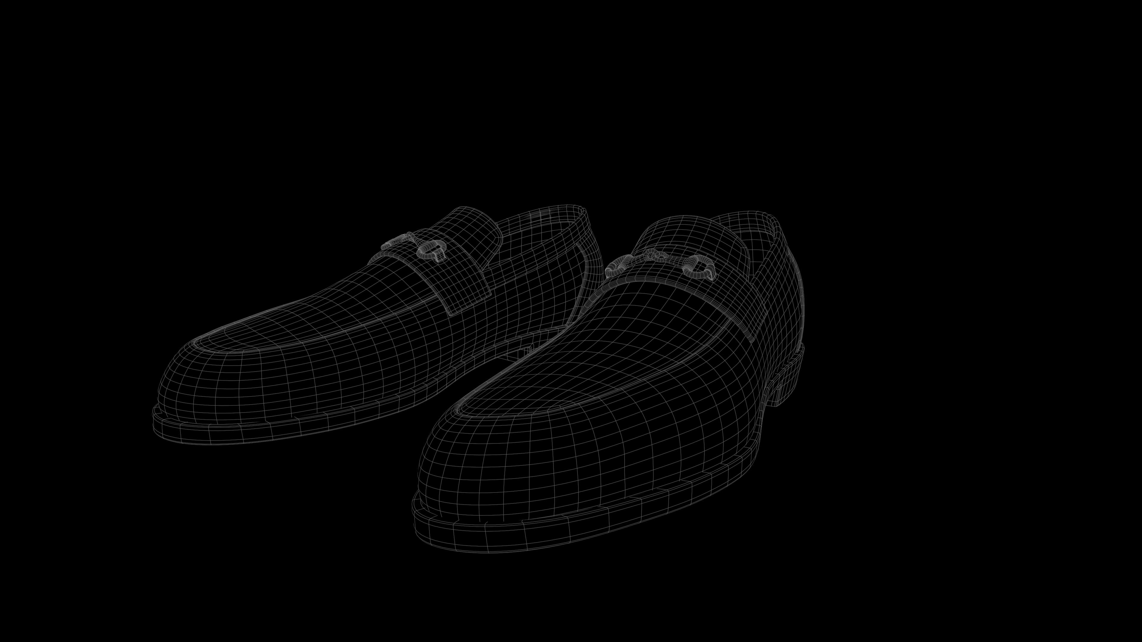 Formal Loafers Shoes - 3D Model by 3dShop
