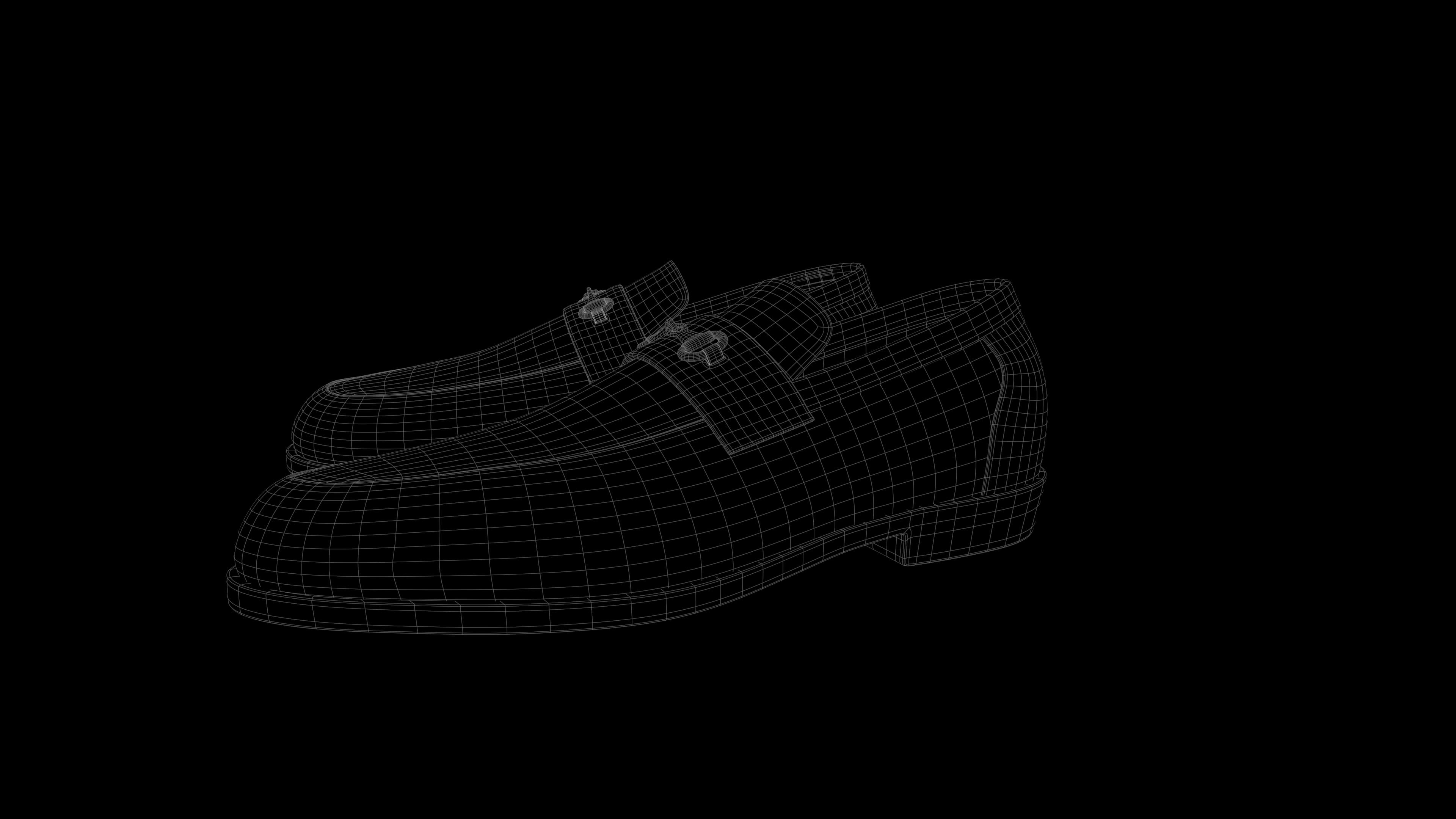Formal Loafers Shoes - 3D Model by 3dShop