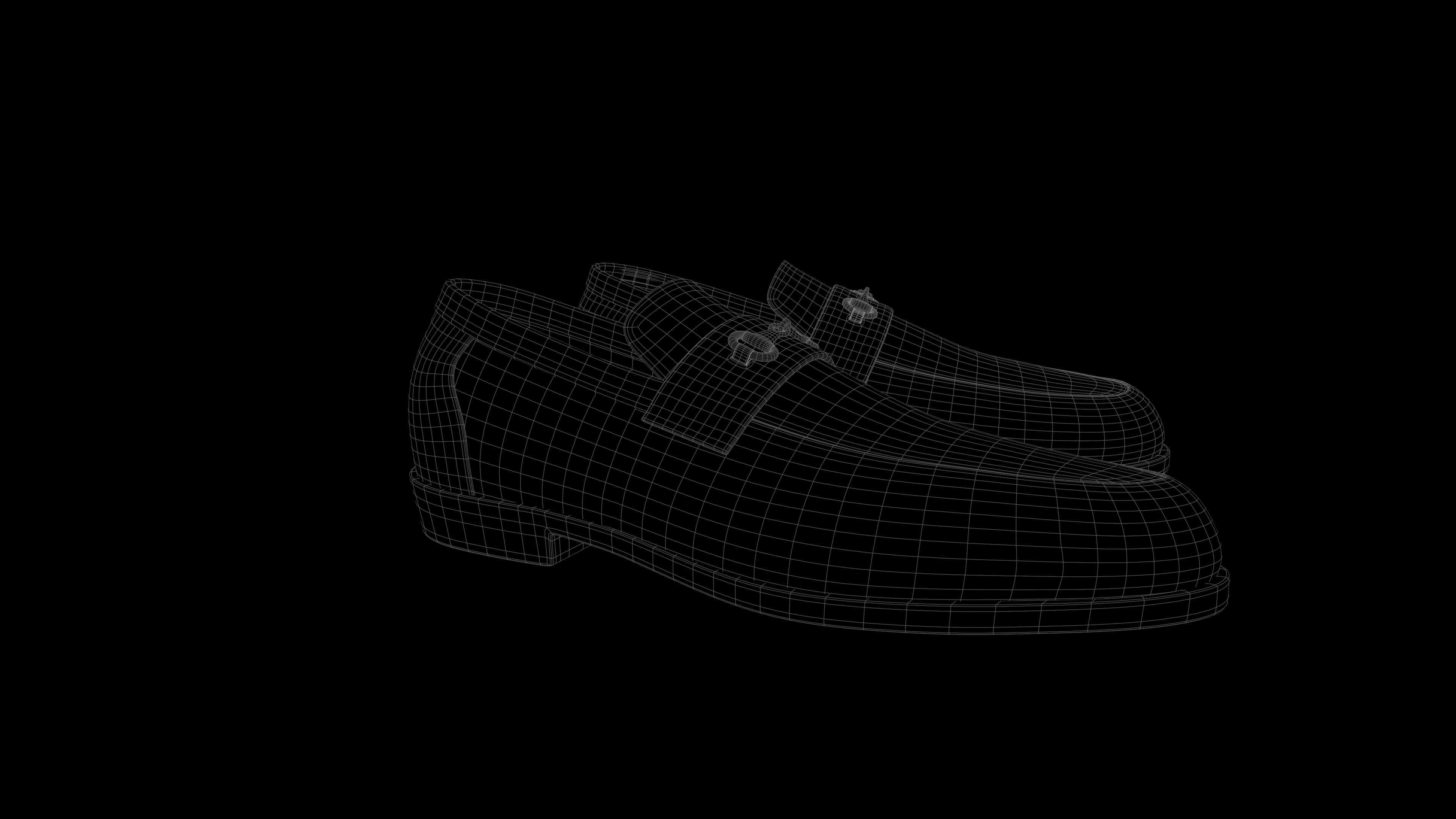 Formal Loafers Shoes - 3D Model by 3dShop