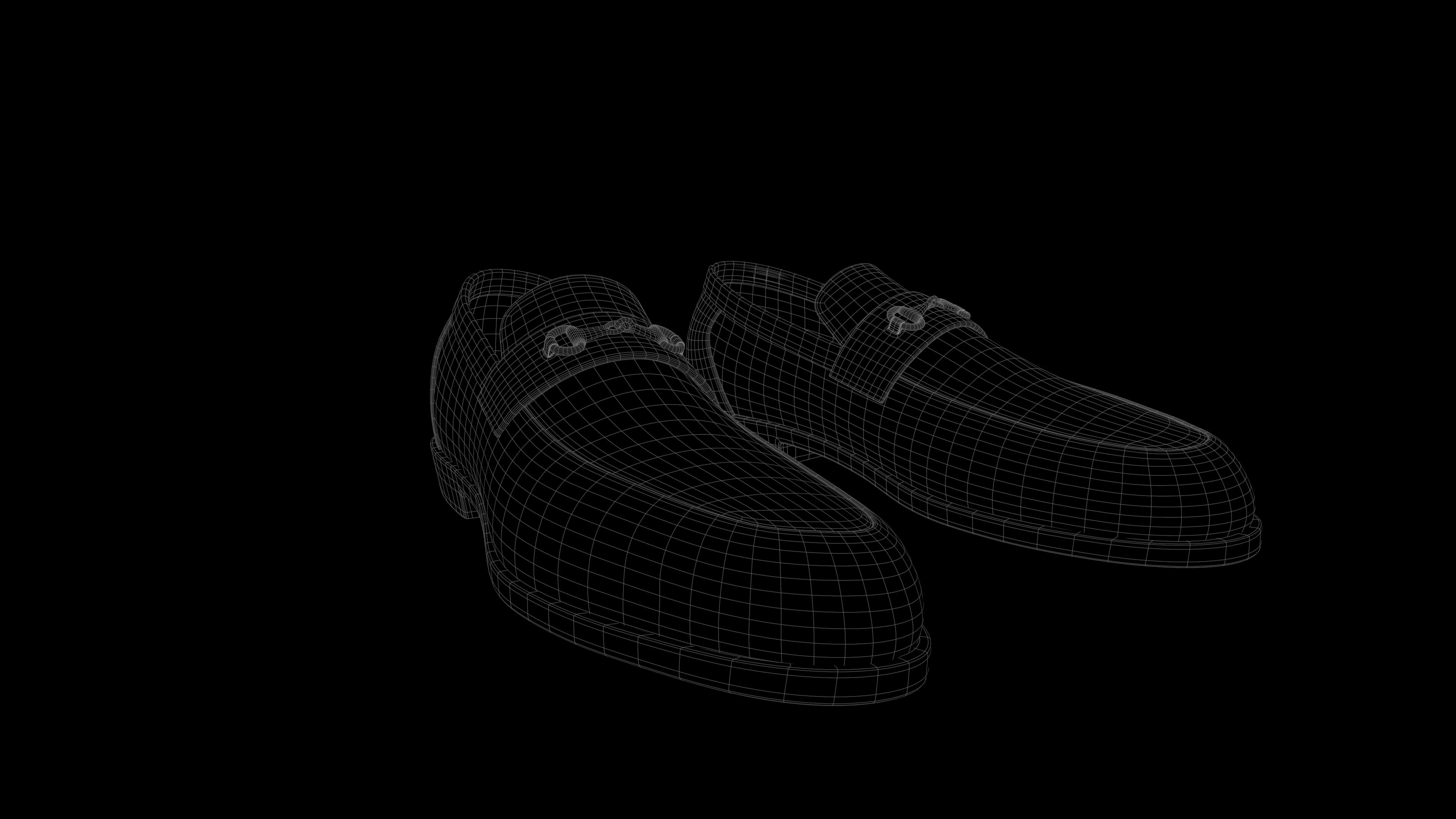 Formal Loafers Shoes - 3D Model by 3dShop