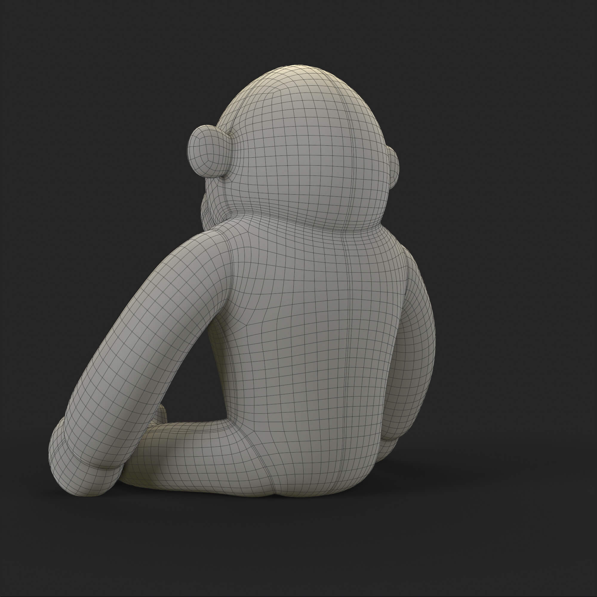 Gorilla Soft Toy - 3D Model by 3dShop